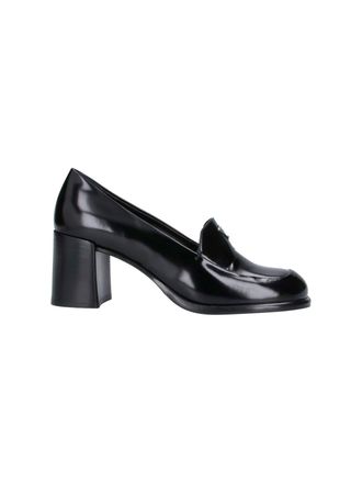 Prada Brushed Leather Loafers