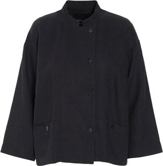 Bitte Kai Rand Femme, Vestes, Noir, Taille: 46 FR Veste Courte en Lin