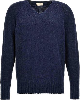 Maryya V-Pullover - Blau