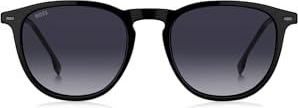 HUGO BOSS Lunettes de Soleil Boss BOSS 1639/S Black Ruthenium/Dark Grey Shaded 52/20/150 homme
