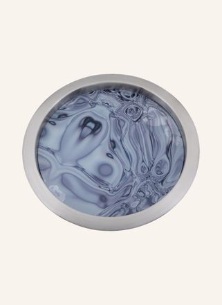 Fink Tablett Mit Bedruckter Glaseinlage Tolerance blau