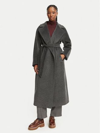 Max Mara Wollmantel Tempera 2625016072 Grau Regular Fit