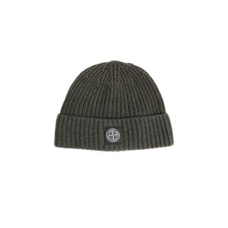 Stone Island N100012 Ribbed Knit Beanie
