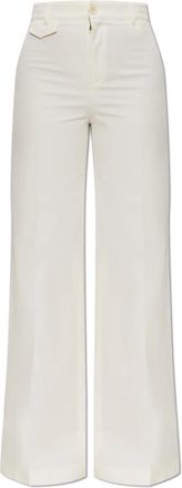 Chlo&eacute; Femme, Pantalons, Blanc, Taille: 40 FR Pantalon &Eacute;vas&eacute;