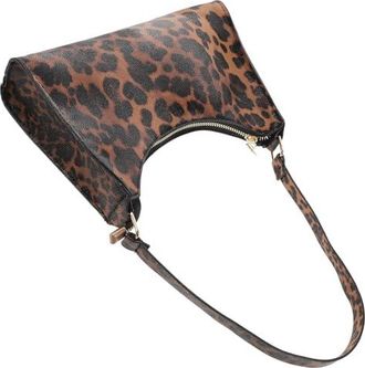 Milisten GLEAVI Paquet Bandouli&egrave;re en PU Femme Paquet &agrave; Main L&eacute;opard Petit Format Fermeture &Eacute;clair S&eacute;curis&eacute;e pour Sorties et Usage Quotidien Motif Animalier Or