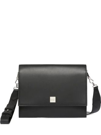 Max Mara sac &agrave; bandouli&egrave;re &agrave; rabat - Noir