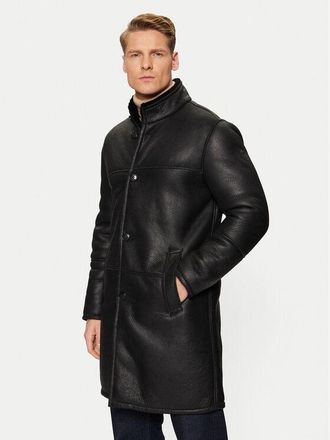 Joop Nat&uuml;rlicher Fellmantel 17 Parton 80000662 Schwarz Regular Fit