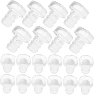 NUOBESTY 100 Stück Transparente Kollisions Pads Weiche Stoßdämpfer aus Elastischem Material zum Schutz von Tischen Möbeln Schränken und Terrassentischen