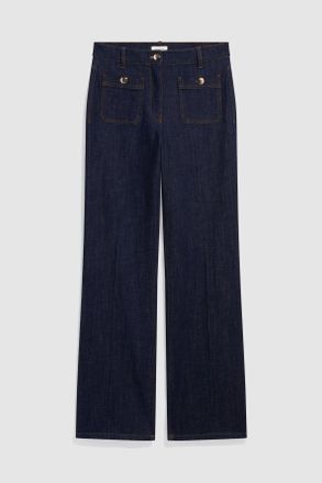 Gerard Darel Jean brut droit &agrave; boutons dor&eacute;s - CLEMA - Jeans