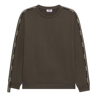 GCDS Logo Tape Crewneck - - Sweatshirts & Hoodies - Herren - Gr&uuml;n - XL