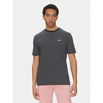 HUGO BOSS T-Shirt TalesStripe 50499334 Schwarz Relaxed Fit