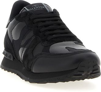 Valentino Garavani Rockrunner Sneaker - Black