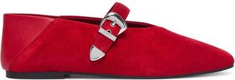 Tommy Jeans Ballerinas Tjw Ballerina Suede EN0EN03067 Rot
