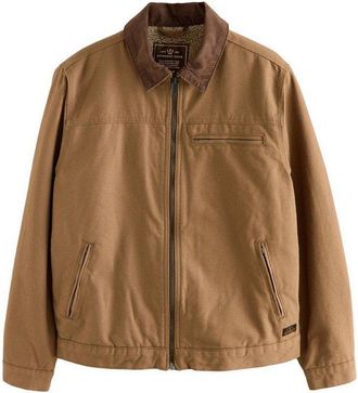 Next Canvasjacke Canvas-Jacke mit Borg-Futter (1-St)