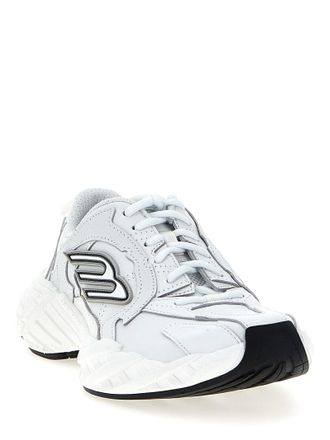 Balenciaga Womens White Cowhide Athletic Sneakers