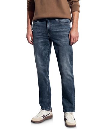 Street One Men Straight Leg Jeans Dark Blue wash 34