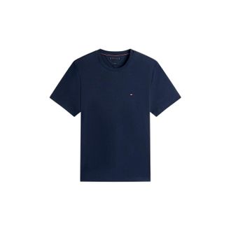 Tommy Hilfiger T-Shirt f&uuml;r Herren, Rundhalsausschnitt, Regul&auml;r, kurz&auml;rmlig (Wei&szlig;)