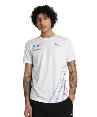 Puma BMW Motorsports Herren Team T-Shirt - Weiß - Größe: XXL