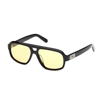 GCDS Gcds, Homme, Accessoires, Noir, Taille: 54 MM Lunettes de Soleil Style Pilote Audacieux