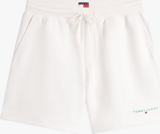 Tommy Hilfiger Short &agrave; logo en coton m&eacute;lang&eacute;