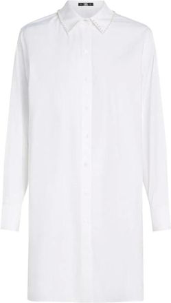 Karl Lagerfeld Femme, Robes, Blanc, Taille: 38 FR Camicia