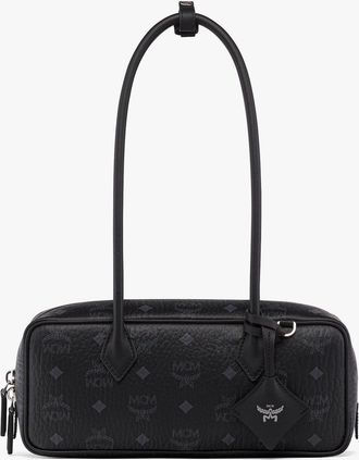 MCM Aren querformatige Schultertasche in Visetos