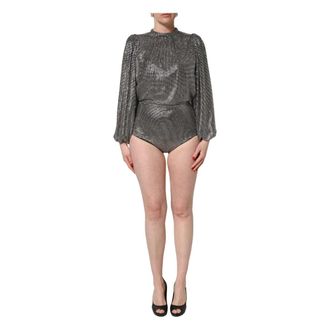 Dolce & Gabbana Bodysuit-Kleid - - Tops - Damen - Grau - XS