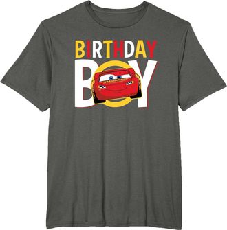 Disney Pixar Cars Birthday Boy Lightning McQueen T-Shirt