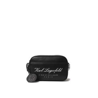 Karl Lagerfeld Hotel Karl Camera Bag Tech Leather - - Bags - Damen - Schwarzk - ONE SIZE
