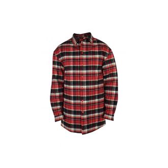 Balenciaga Kariertes Baumwollhemd - - Shirts - Herren - Rot - S