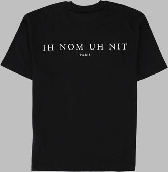 Ih Nom Uh Nit Mask Jewelry Print T-Shirt - Black