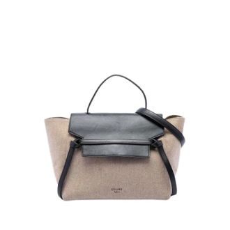 Celine Sac banane mini Pre-owned - Femme - Pre-owned - Beige - Taille: ONE Size