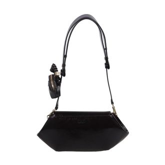 Ganni Bou East/West Deep Shine Tasche - - Bags - Damen - Braun - ONE SIZE