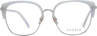Sandro Femme, Accessoires, Blanc, Taille: ONE Size Monture optique Browline
