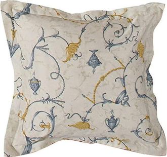 Bassetti OPLONTIS Kissenhülle zu Bettwäsche, 100% Baumwollsatin (110 Fäden pro cm²), Mehrfarbig, 40x40 cm