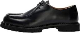 Selected Selected Homme Slhhector Leather MOC-Toe ShoeSlhhector Leather MOC-Toe Shoe Shoe Chaussures en Cuir pour Homme, Noir, 41 EU