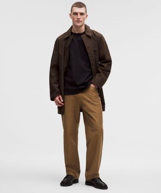 lululemon EasyFive Hose im Loose Fit mit geradem Bein f&uuml;r M&auml;nner - 81 cm - Khaki - Gr&ouml;&szlig;e 28