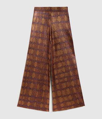 Momoni Pantalon Anselmo Knitwear Bruciato Viola