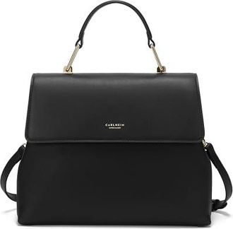 Carlheim Gotland Genuine Leather collection, Sophia Genuine Leather Handbag (Black)