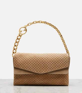Gucci Sac GG Large en daim