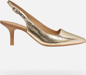 Geox Schuhe Kleopy Dame Hellgold