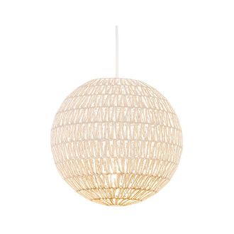 QAZQA Lina - Grande suspension - 1 lumi&egrave;re - &oslash; 400 mm - Blanc - Design, Moderne, R&eacute;tro - &eacute;clairage int&eacute;rieur - Salon i Chambre i Cuisine i Salle &agrave; manger