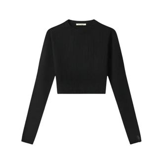 Hinnominate Hinnominate, Femme, Tops, Noir, Taille: 38 FR Crop Top