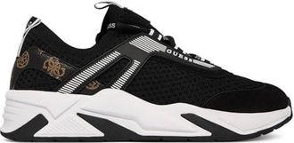 Guess Chaussures Femme Sneaker Genga FLPGENFAL12, Black Flpgenfal12, 36 EU