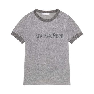 Patrizia Pepe Essential Art Pullover - - Tops - Damen - Grau - XS