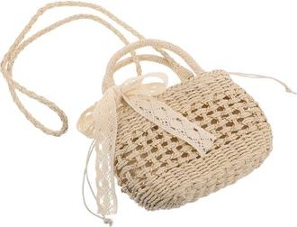 Garneck Paquet Bandouli&egrave;re Hobo Tiss&eacute; pour Femme Paquet Cabas en Paille Naturel et Spacieux pour Vacances et Sorties Estivales