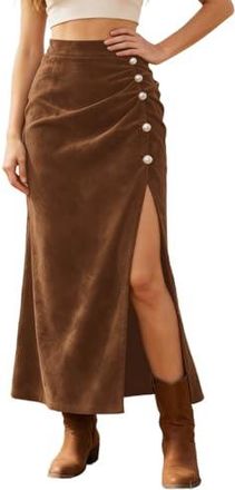 Generic A-Line Taille Haute &Eacute;lastique Robe Halloween Carnaval Costume Vintage en Tulle Rockabilly Jupe Petticoat en Tulle Taille &Eacute;lastique Poches Plaqu&eacute;es Con