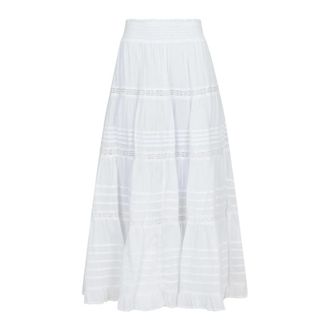 Neo Noir Felicia S Voile Nederdele - - Skirts - Damen - Wei&szlig; - S