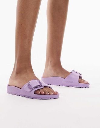 Birkenstock Madrid - Grosses chaussures en EVA &agrave; boucles - Crocus-Violet