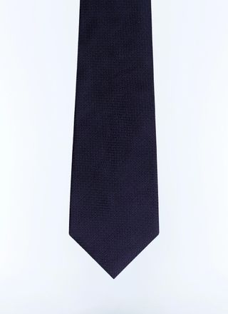 Fursac Cravate en soie unie - Taille Unique - Homme